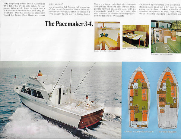 Pacemaker 34 Cruisers & Sport Fisherman Brochure – SailInfo I ...