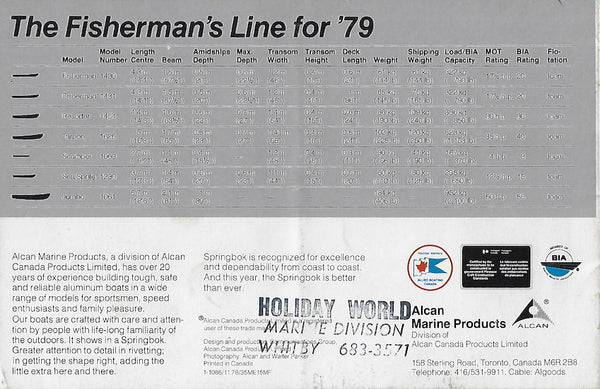 Springbok 1979 Brochure – SailInfo I boatbrochure.com