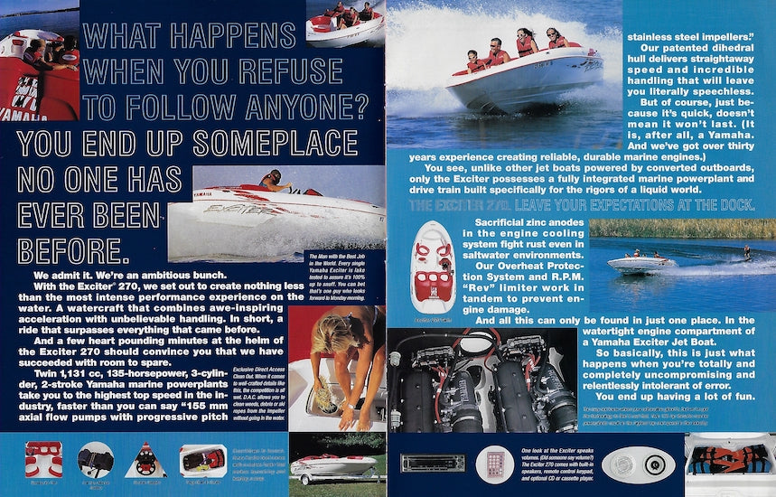 Yamaha 1998 Sport Boats Brochure – SailInfo I boatbrochure.com