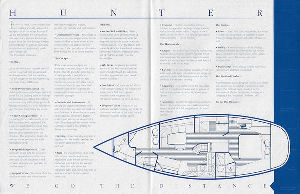 Hunter 420 Passage Specification Brochure – SailInfo I boatbrochure.com