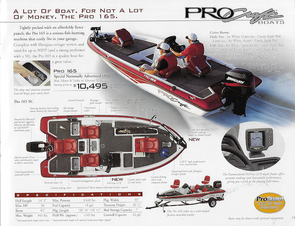 Procraft 2001 Brochure – SailInfo I boatbrochure.com