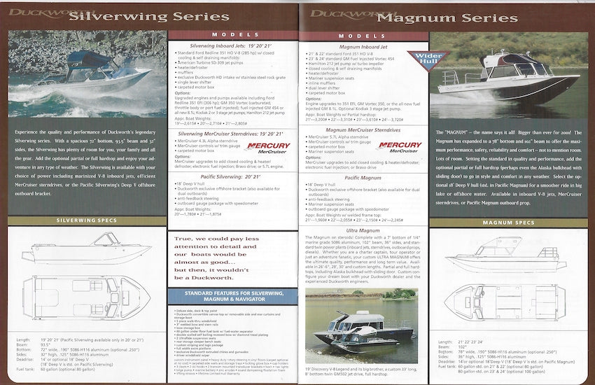 Duckworth 2001 Brochure – SailInfo I boatbrochure.com