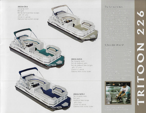 JC 2001 Pontoon Brochure – SailInfo I boatbrochure.com