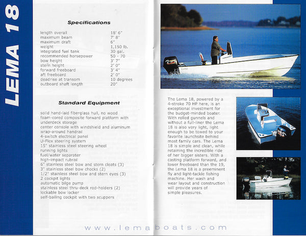 Lema 2001 Brochure – SailInfo I boatbrochure.com