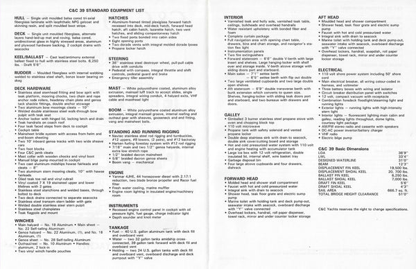 C&C Landfall 39 Specification Brochure – SailInfo I boatbrochure.com