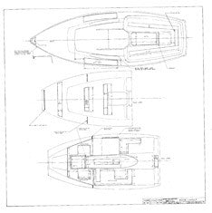 Columbia 22 Wood Layout Plan – SailInfo I boatbrochure.com