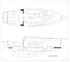 Columbia Defender Interior Layout & Starboard Profile Plan – SailInfo I ...