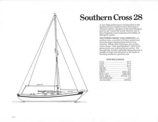 Southern Cross 28 Brochure Package (Digital) – SailInfo I boatbrochure.com