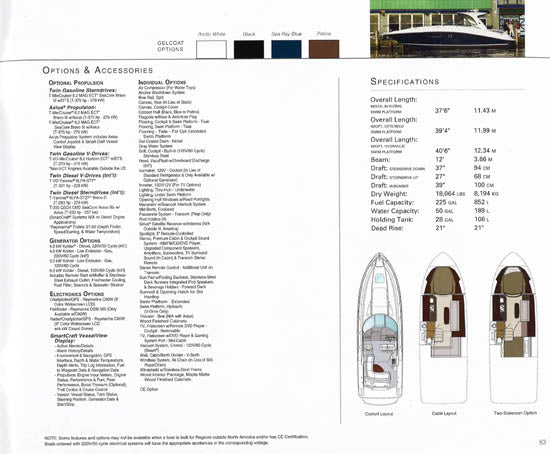 Sea Ray 2012 Sport Cruisers Brochure – SailInfo I boatbrochure.com