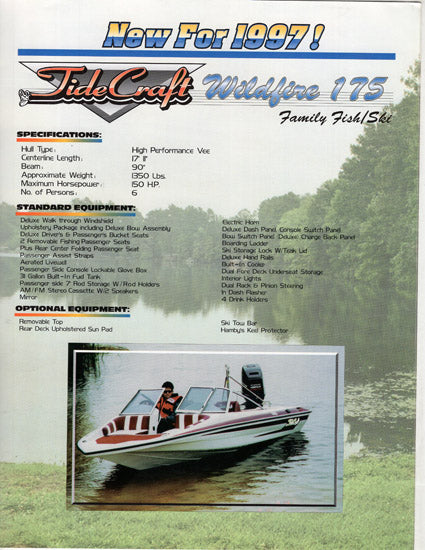 TideCraft 1997 Brochure – SailInfo I boatbrochure.com
