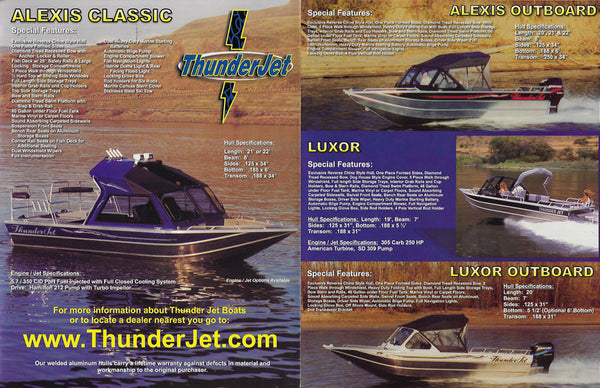 ThunderJet Brochure – SailInfo I boatbrochure.com